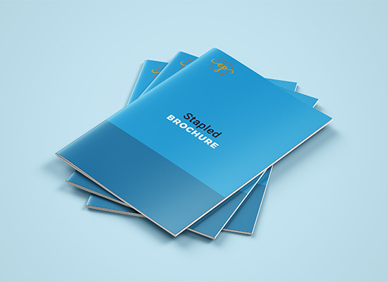 stapled brochures ElitePress cheap printing in London
